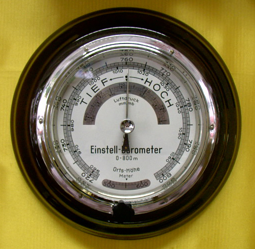 - lufft, einstellbarometer, barometer, 2004